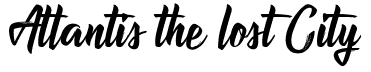 Atlantis the lost City: Free Font Download | MaisFontes