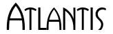 Atlantis Font: Free Download | MaisFontes