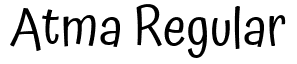 Atma Font: Free Download | MaisFontes