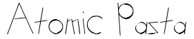 Atomic Pasta: Baixar Fonte Grátis | MaisFontes