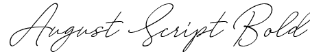 August Script Bold Font: Free Download | MaisFontes