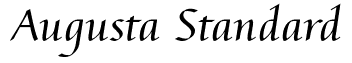Augusta Standard: Free Font Download | MaisFontes