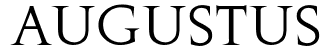 Augustus: Free Font Download | MaisFontes