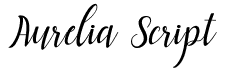 Aurelia Script: Free Font Download | MaisFontes