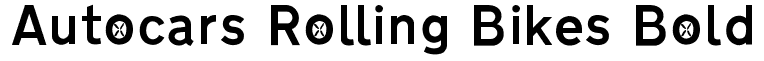 Autocars Rolling Bikes Bold: Free Font Download | MaisFontes