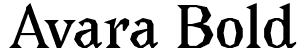 Avara Bold: Free Font Download | MaisFontes