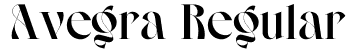 Avegra Regular: Free Font Download | MaisFontes