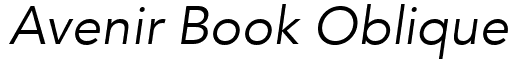 Avenir Book Font: Free Download | MaisFontes