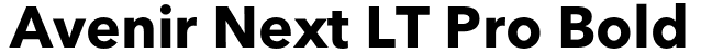 Avenir Next LT Pro Bold: Download Free Font | MaisFontes