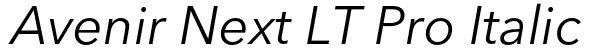 Download Avenir Next LT Pro Fonts | MaisFontes