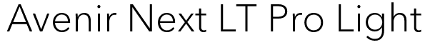 Avenir Next LT Pro Light: Download Free Font | MaisFontes