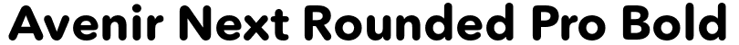 Avenir Next Rounded Pro Bold Font: Free Download | MaisFontes