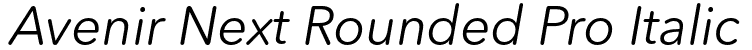 Avenir Next Rounded Pro Font Family: Free Download | MaisFontes