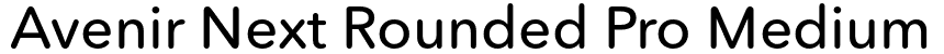 Avenir Next Rounded Pro Font Family: Free Download | MaisFontes