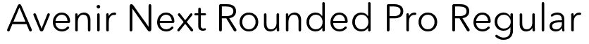 Avenir Next Rounded Pro Font Family: Free Download | MaisFontes