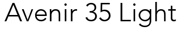 Avenir Light Font: Free Download | MaisFontes