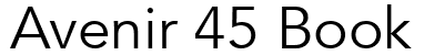 Avenir Book Font: Free Download | MaisFontes