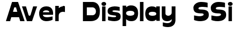 Aver Display SSi: Baixar Fonte Grátis | MaisFontes