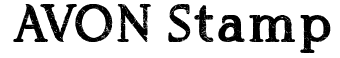 AVON Stamp: Free Font Download | MaisFontes
