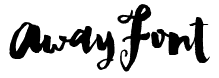 Away: Free Font Download | MaisFontes