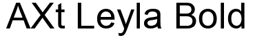 AXt Leyla Bold Font: Free Download | MaisFontes