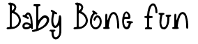 Baby Bone Fun: Descargar Fuente Gratis | MaisFontes