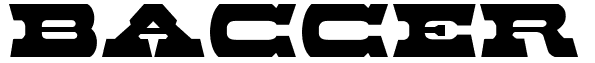 Baccer Font: Free Download | MaisFontes