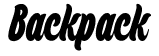 Backpack Font: Free Download | MaisFontes