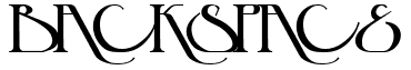 Backspace Font: Free Download | MaisFontes