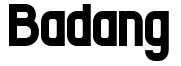 Badang: Free Font Download | MaisFontes