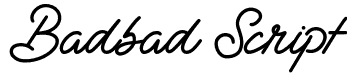 Badbad Script: Free Font Download | MaisFontes