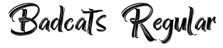Badcats Regular Font: Free Download | MaisFontes