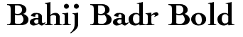 Bahij Badr Bold: Free Font Download | MaisFontes