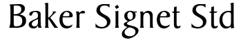 Baker Signet BT font download | MaisFontes.com