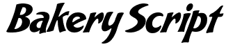 Bakery Script: Free Font Download | MaisFontes