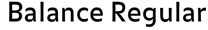 Balance Regular: Free Font Download | MaisFontes