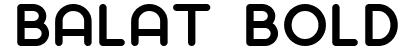 Balat Bold: Free Font Download | MaisFontes