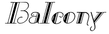 Balcony: Free Font Download | MaisFontes