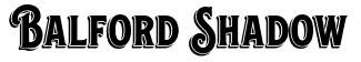 Balford Shadow Font: Free Download | MaisFontes