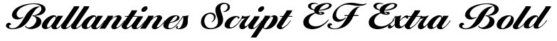 Ballantines Script EF Extra Bold Font: Free Download | MaisFontes