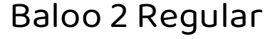 Baloo Regular: Baixar Fonte Grátis | MaisFontes