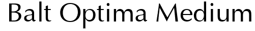 Balt Optima Medium: Baixar Fonte Grátis | MaisFontes