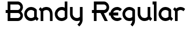 Bandy Regular Font: Free Download | MaisFontes