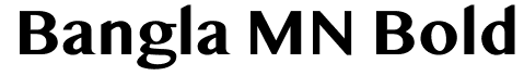 Bangla MN Bold Font: Free Download | MaisFontes