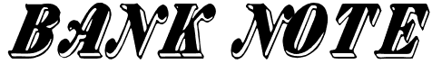 BANK NOTE: Free Font Download | MaisFontes