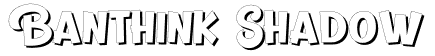 Banthink Shadow: Free Font Download | MaisFontes