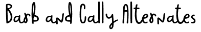 Barb and Cally Alternates: Free Font Download | MaisFontes