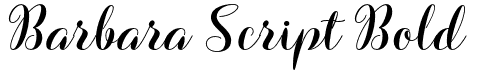 Barbara Script Bold: Free Font Download | MaisFontes