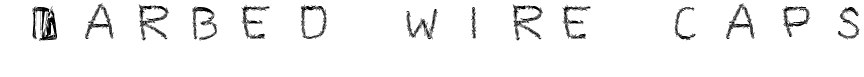 BARBED WIRE CAPS: Baixar Fonte Grátis | MaisFontes