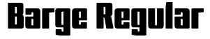 Barge Regular: Download Free Font | MaisFontes